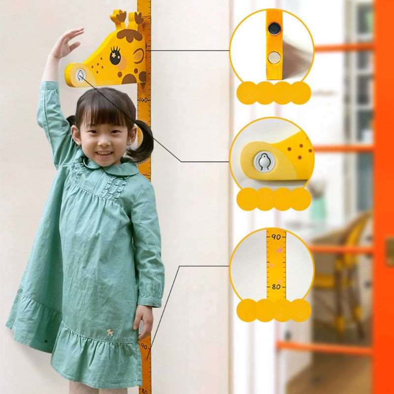 EVA Giraffe Growth Chart Graduated Ruler for 3D He... – Grandado