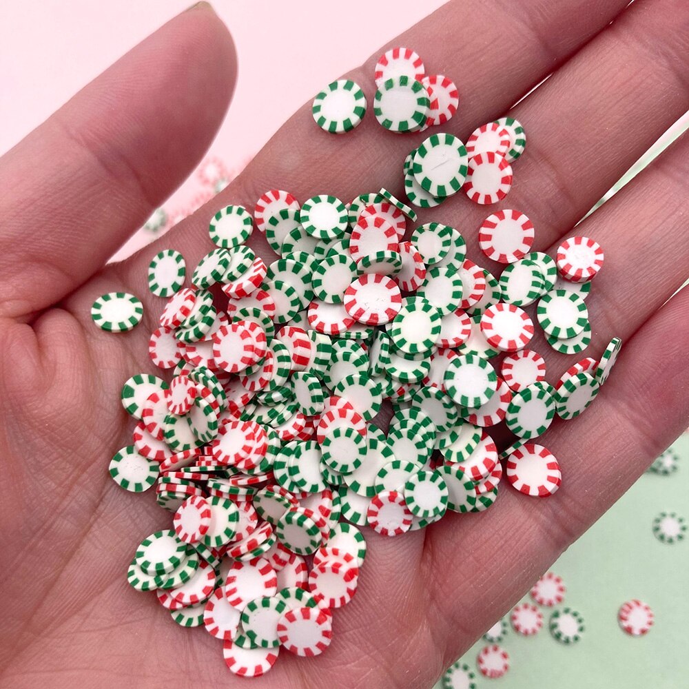 100g Mixed Christmas Candy Clay Sprinkles for Craf... – Grandado