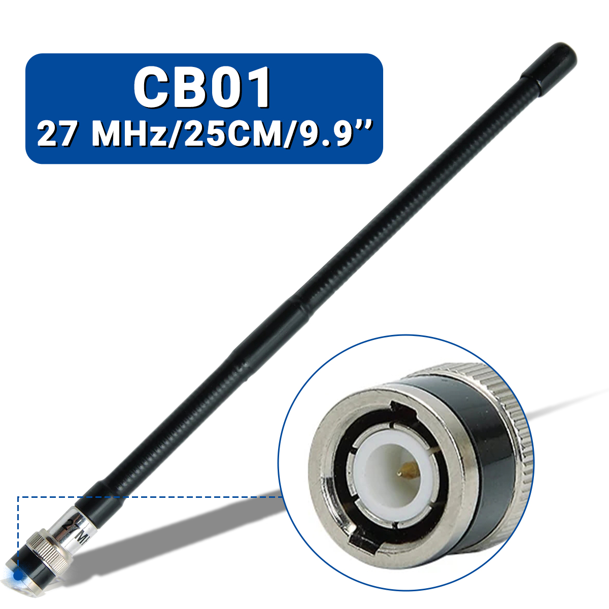 27Mhz BNC Antenna for Cobra Midland Uniden Maxon P... – Grandado