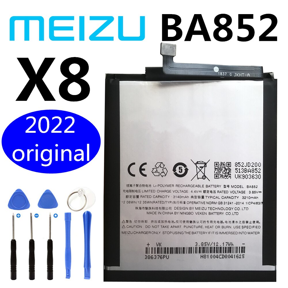 Meizu Originele 3210Mah BA852 Batterij Voor Meizu ... – Vicedeal