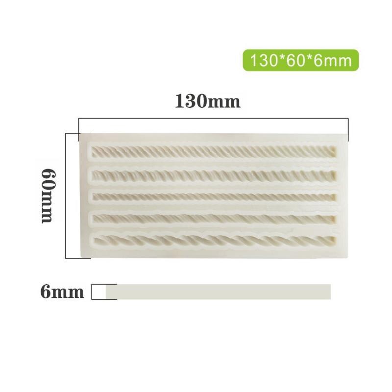 Pearl Braided Rope Silicone Fudge Mold Cake Border... – Vicedeal