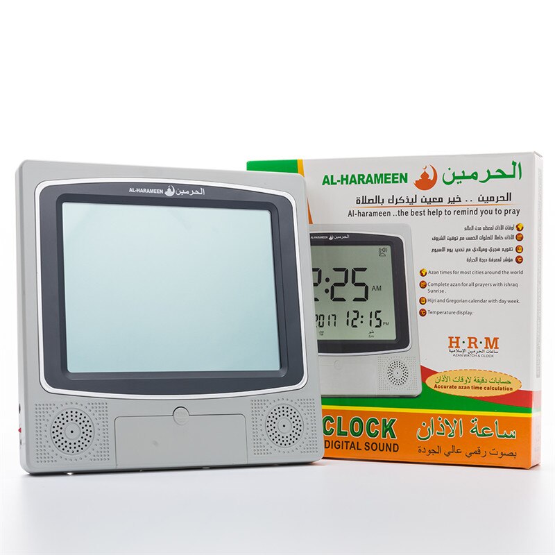 Azan despertador com grande display desktop parede... – Grandado