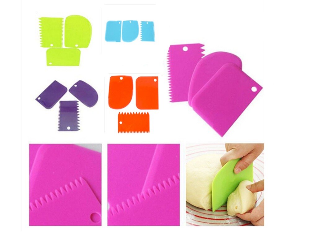 3 stks/set Deeg Icing Fondant Schraper Bakken Schr... – Grandado