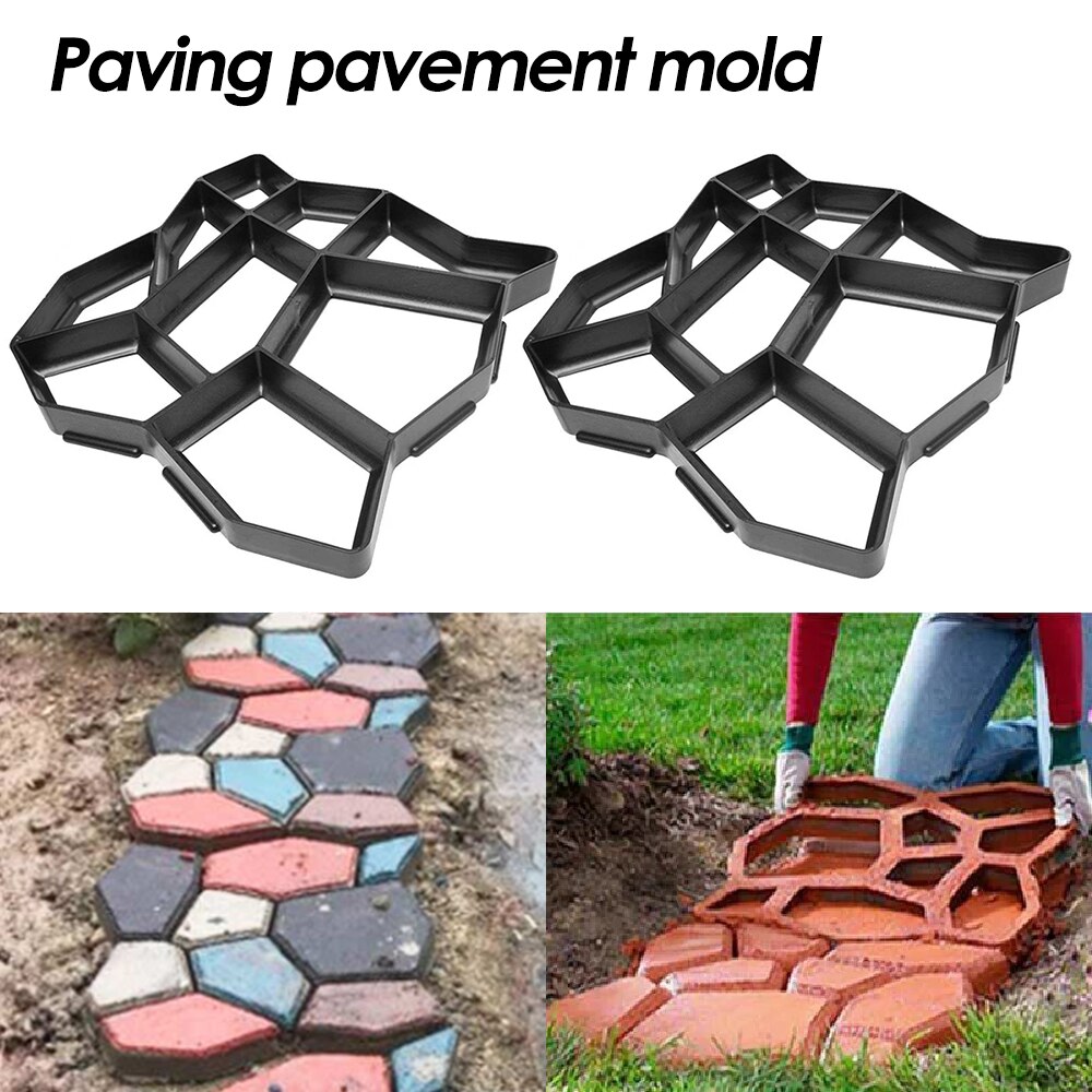 Reusable Home Garden Soil Path Pavement Mold Concr... – Vicedeal