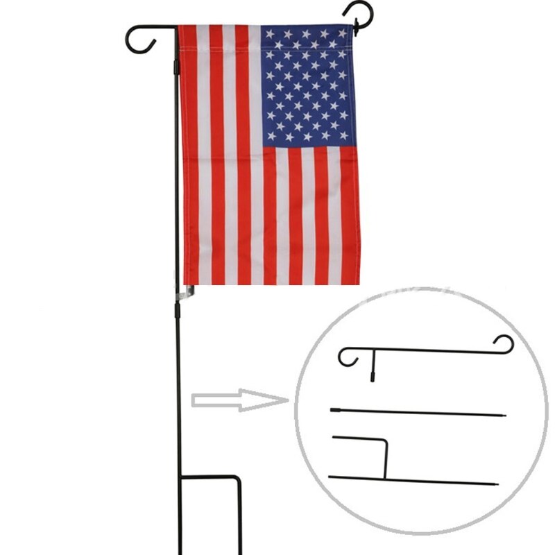 Garden Flag Stand Vertical Frame Durable Stainless... – Grandado