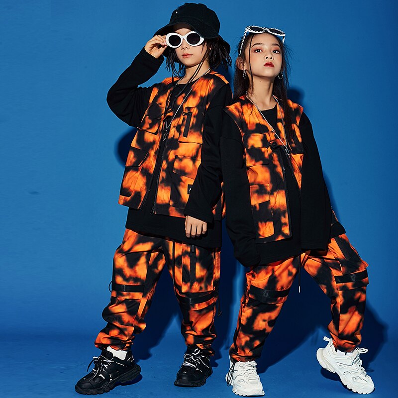 Boys Ballroom Hip Hop Dancing Costumes For Kids Ca... – Grandado