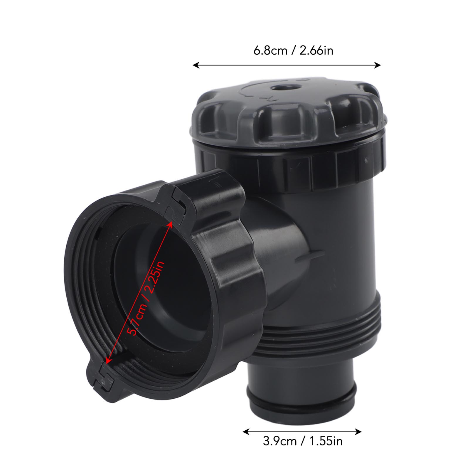 Swimming Pool Plunger Valve 38mm ABS Anti Clogging... – Grandado