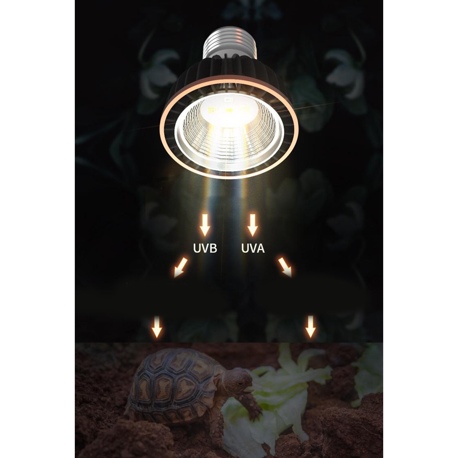 Led Reptile Light Sun Lamp for Amphibian Turtle Ch... – Vicedeal