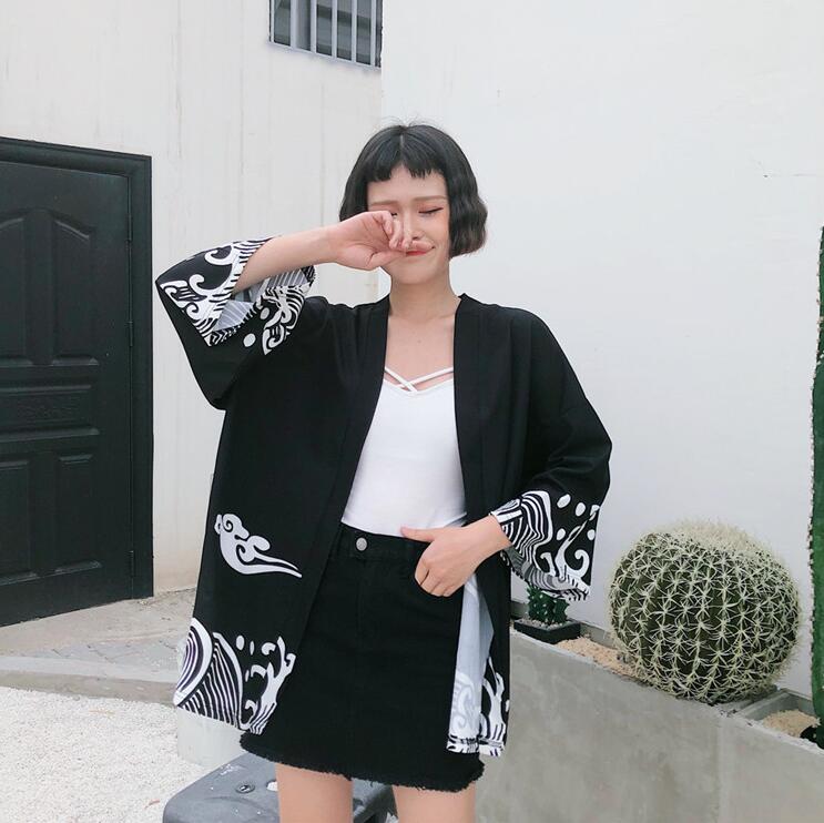 Kimono cardigan women summer yukata female Japanes... – Grandado
