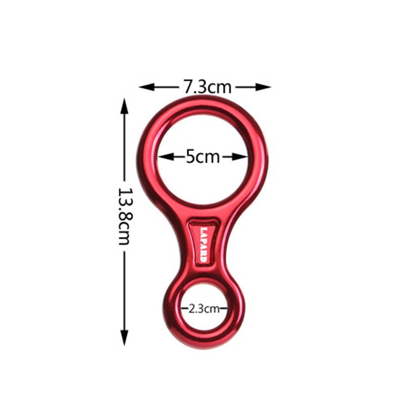 Descenders 35KN Outdoor Climbing 8 Ring Rock Desce... – Grandado