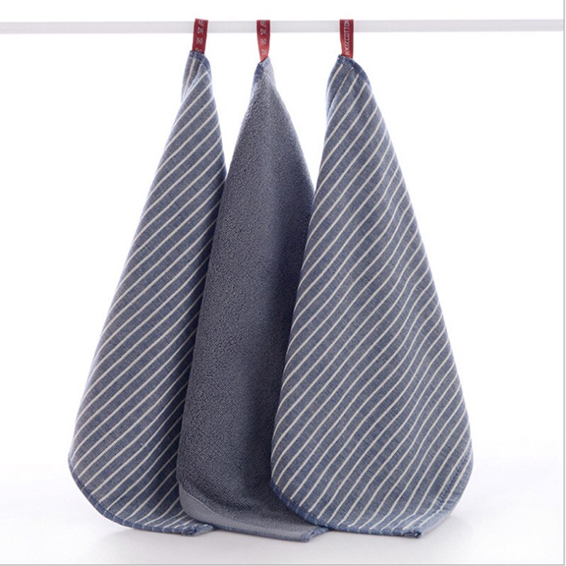 Cotton Blend Striped Towels Microfiber Square Baby... – Vicedeal