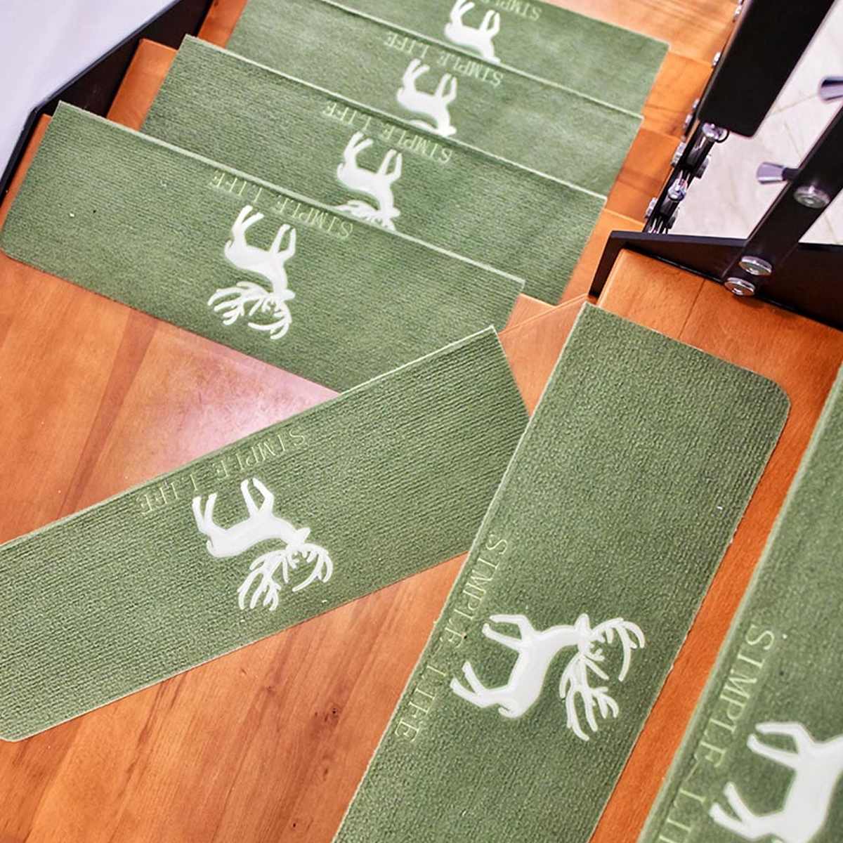 4 Stks/set Lichtgevende Trap Vloermatten Zelfkleve... – Grandado