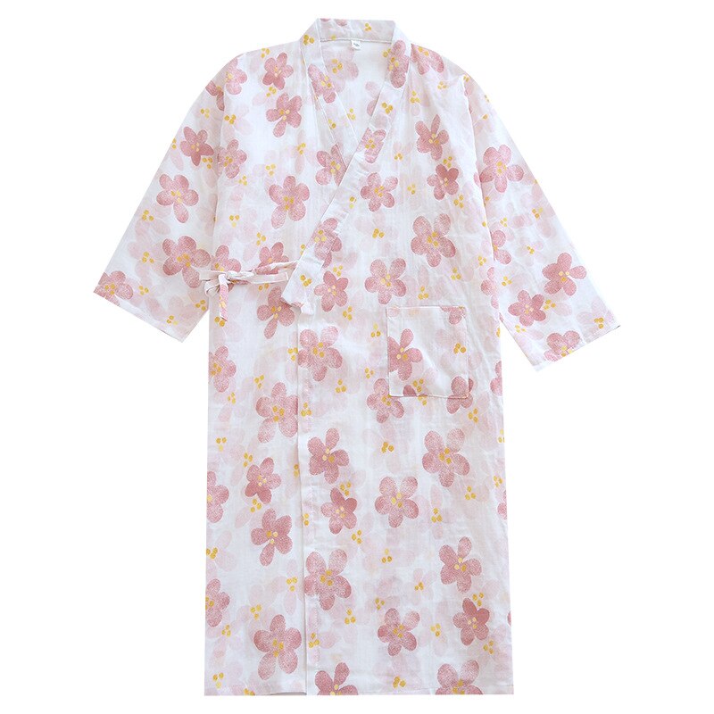 Women Gauze Cotton Robes Japanese Kimono Pajamas F... – Grandado