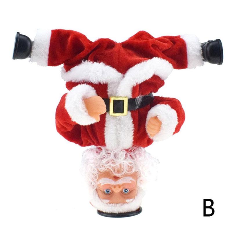 Funny Santa Claus Doll with Music Electric Santa C... – Grandado