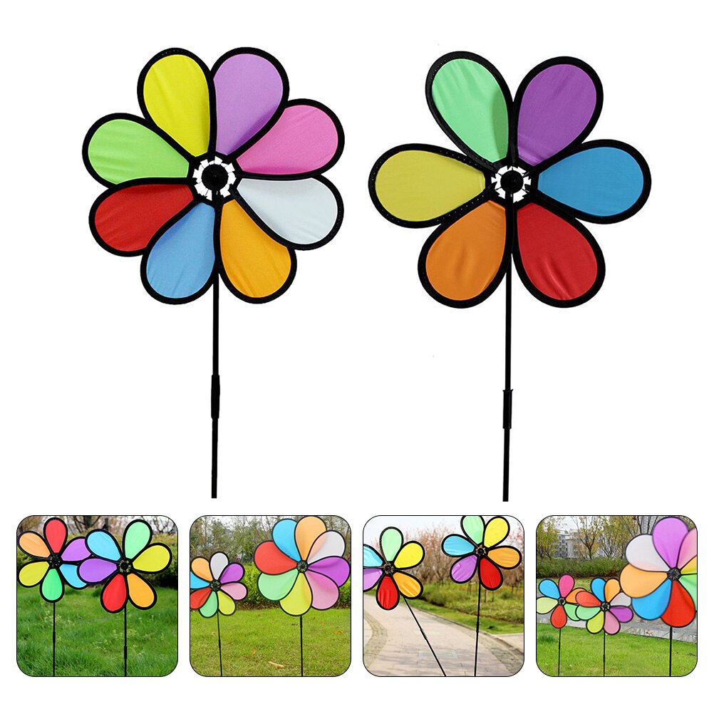 2Pcs Cloth Windmill Photo Windmill Props Rural Win... – Vicedeal