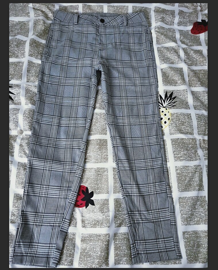 Men Vintage Plaid Suit Pants Formal Dress Pant Bus... – Grandado