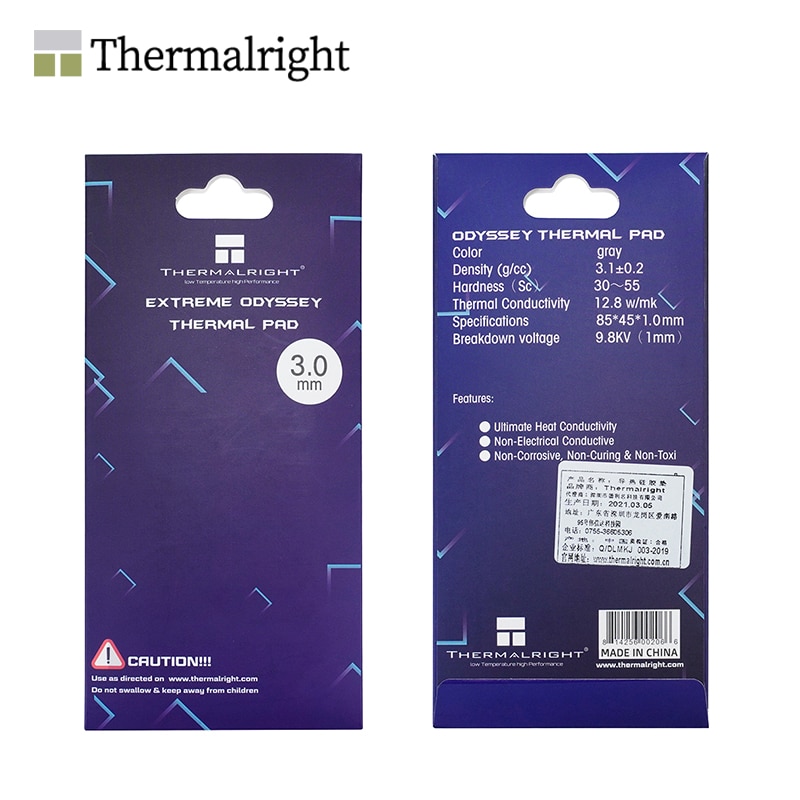 Thermalright ODYSSEY 85x45mm 3.0MM Thickness Therm... – Grandado