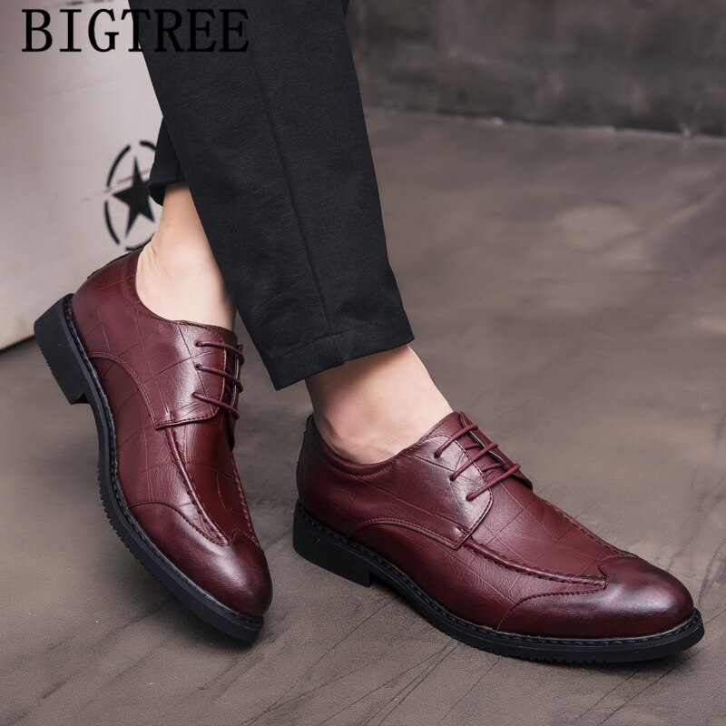 Oxford sapatos masculinos sapatos formais do vinta... – Vicedeal