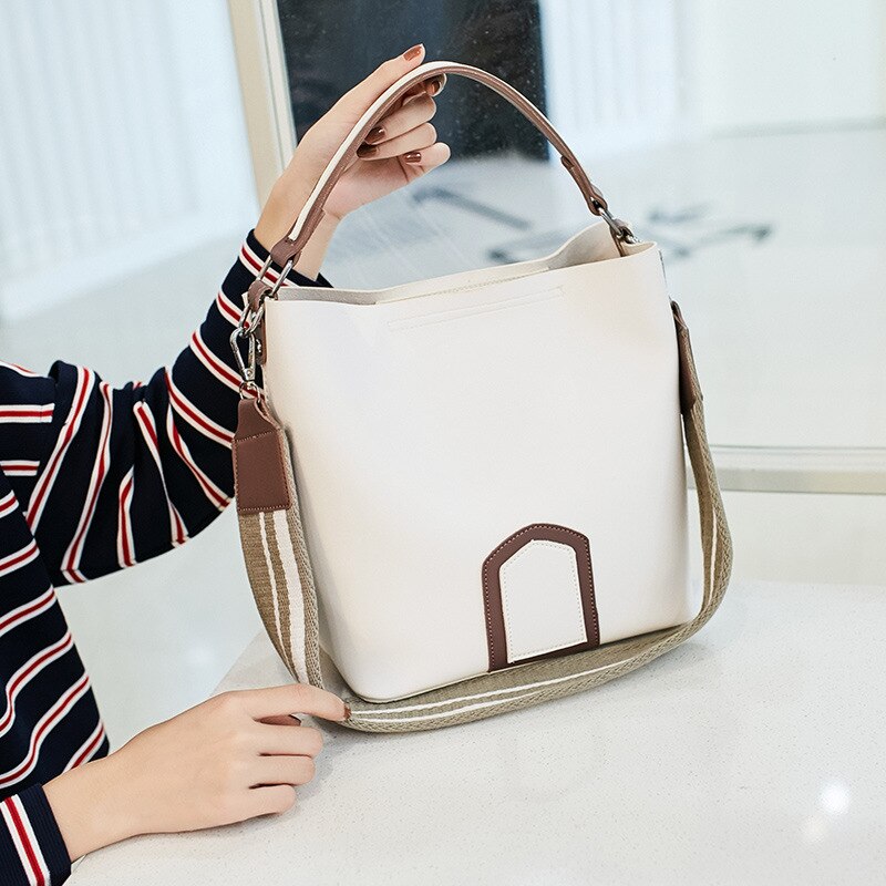 Women Lady Handbag Fight Color Messenger Bag Bucke... – Grandado