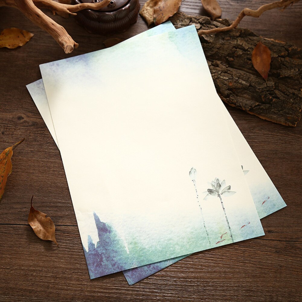 64cs Letter Paper Vintage Writing Paper Stationery... – Grandado