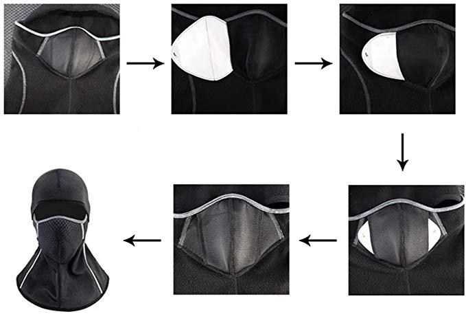 Balaclava Ski Mask Motorcycle Cycling Thermal Wind... – Grandado