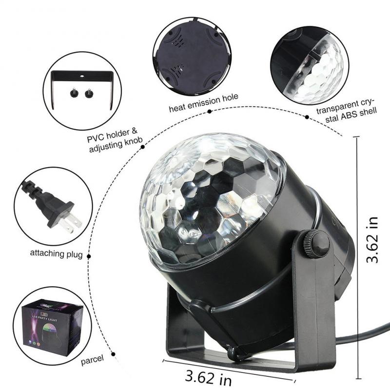 Led Disco Light Stage Lights DJ Disco Ball Sound A... – Vicedeal
