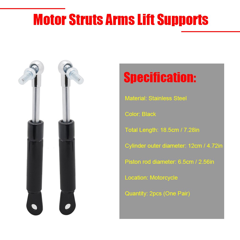 Struts Arms Lift Supports For Yamaha TMAX 530 TMAX 500 Shock Absorbers ...