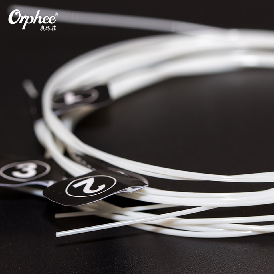 Orphee Ukulele Strings 4pcs/set White Carbon Filer... – Grandado