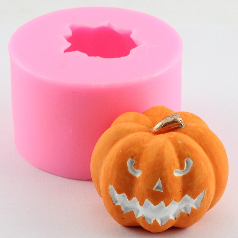 3D Bakken Siliconen Mal Halloween Pompoen Vorm Kaa... – Grandado