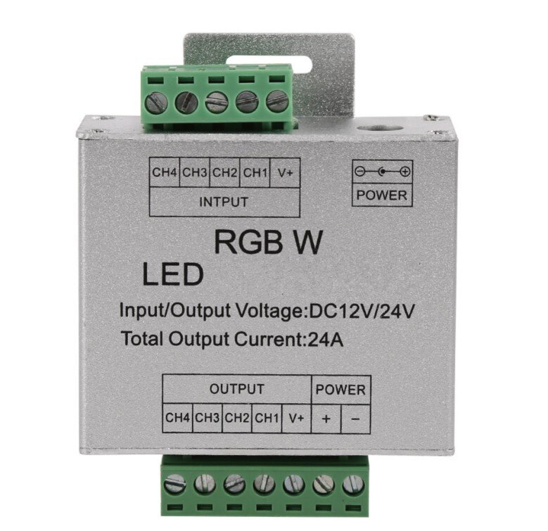 DC12V-24V Led RGB Amplifier RGBW Aluminum 24A 3CH ... – Vicedeal