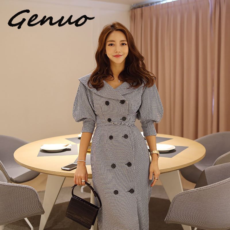 women comfortable warm long coat OL temperament ou... – Grandado