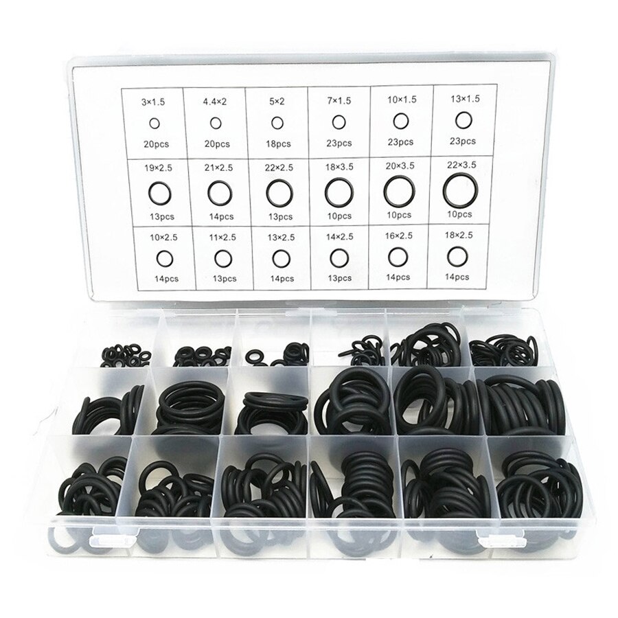 279 Pcs Auto O-Ring Seal Set Pakking Classificatie... – Vicedeal
