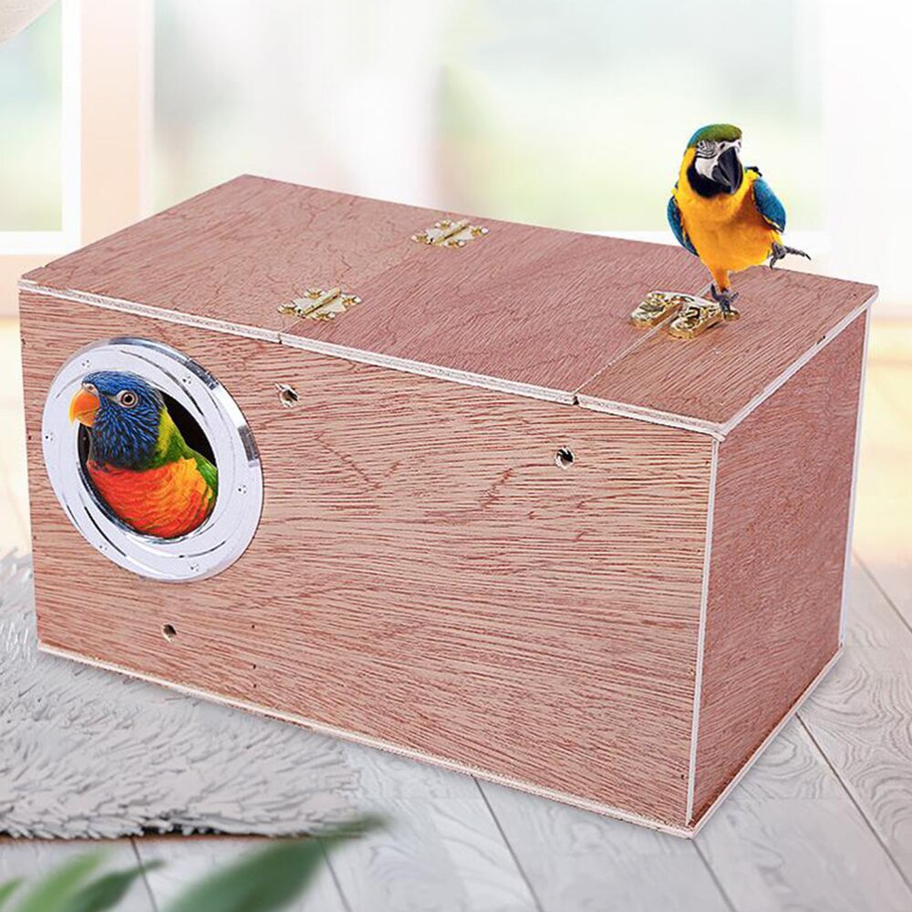 Wood Bird Nest Birds Living Place Incubator Small ... – Vicedeal