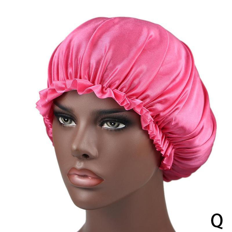 Colorful Women Silk Bonnet Satin Bonnet Cap Head W... – Vicedeal