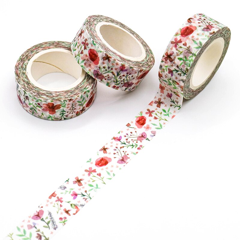 10m*15mm unikon kukkaa washi teippi paperiteippi k... – Grandado