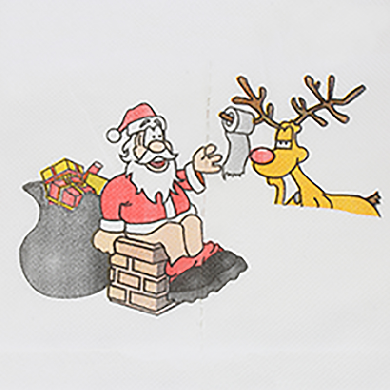 Mönster jul rullpapper jultomten och renar jul toa... – Vicedeal