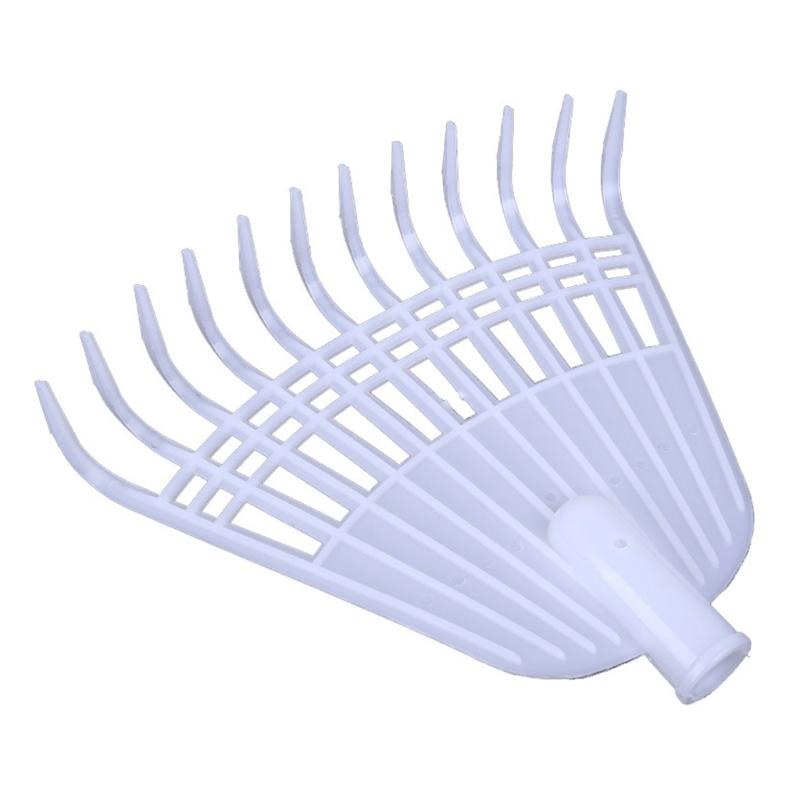 12Tooth Leaf Rake White Agricultural Rake No Handl... – Vicedeal