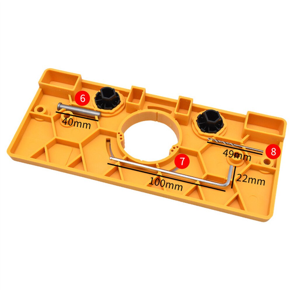 35MM Cup Style Hinge Jig Boring Hole Drill Guide D... – Grandado