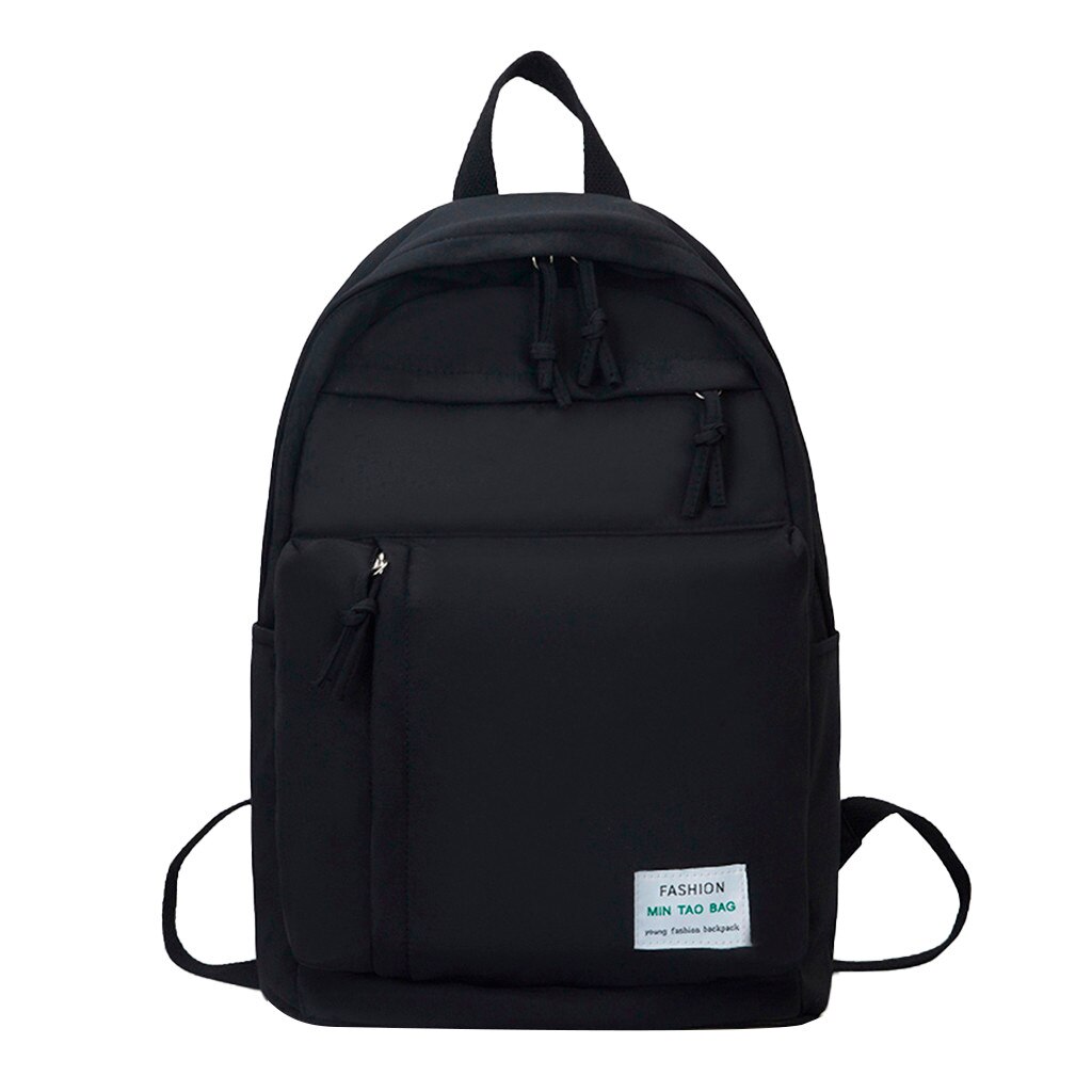 Backpack school bags Random Solid Color Waterproof... – Grandado