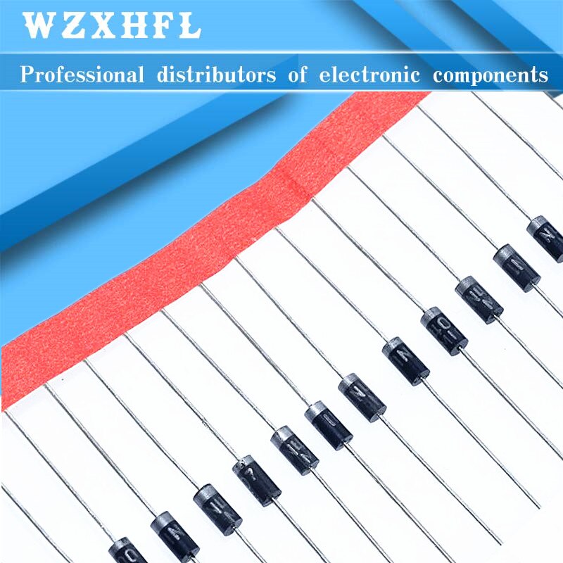 100Pcs Rectifier Diodes 1A DO-41 1N4001 1N4002 1N4... – Grandado