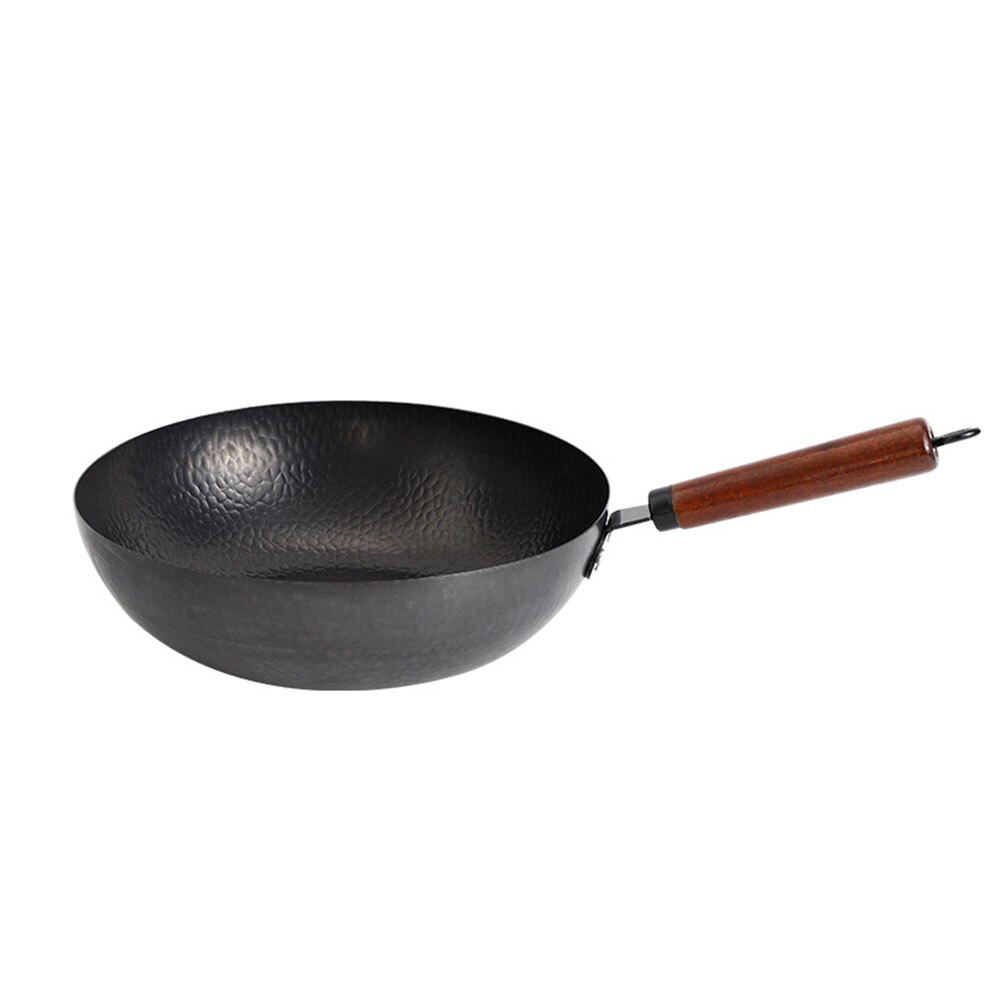 Frying Pan High-end Home Non-stick 32cm Wooden Han... – Grandado