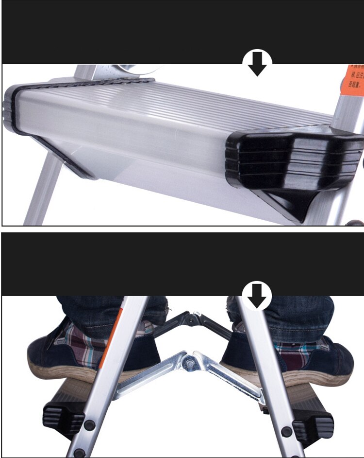 Foldable Aluminum Ladder A-type Multi-functional F... – Vicedeal