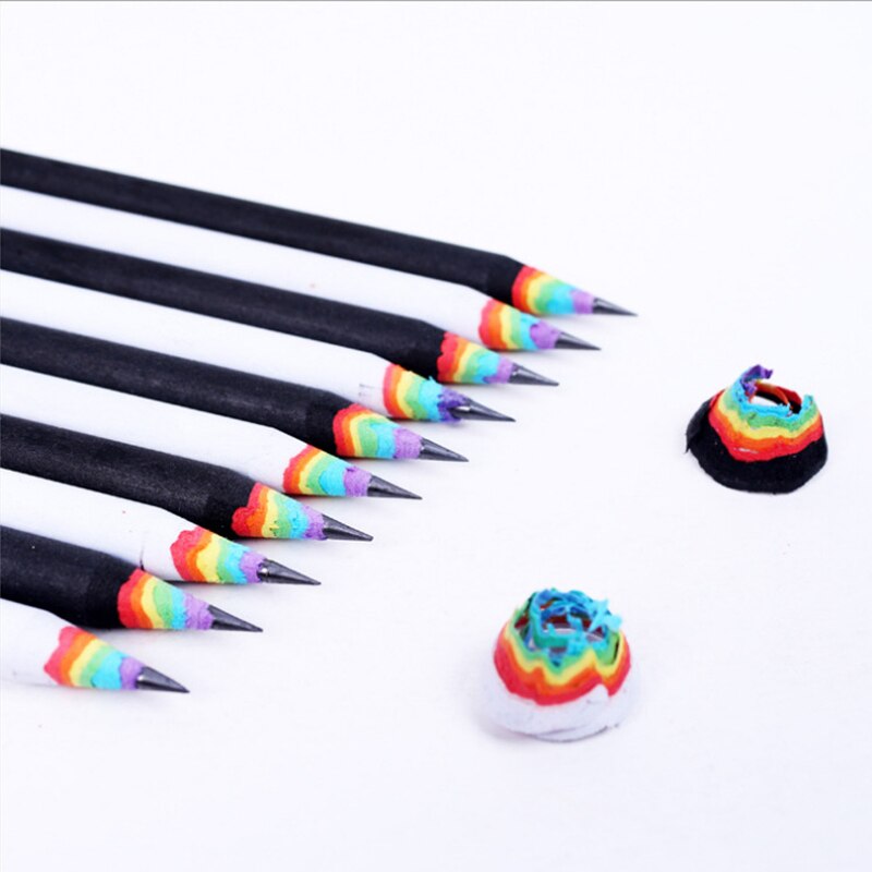 12 Pcs Rainbow Pencil Set for Drawing Sketch Paint... – Grandado