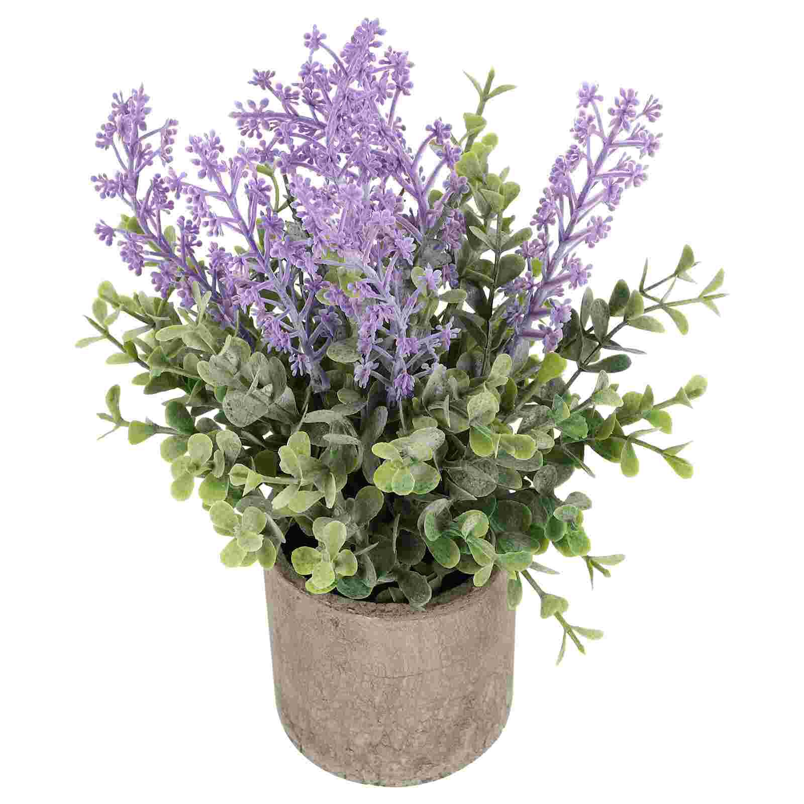 1pc Home Decoration Simulation Lavender Potted Orn... – Grandado