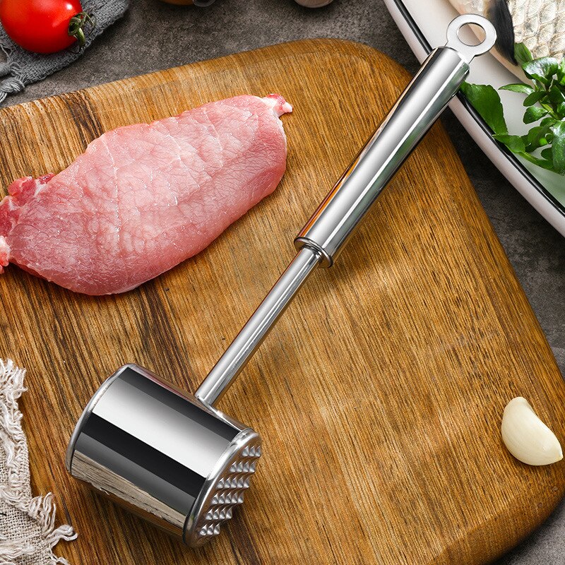 Meat Hammer Kitchen Round Meat Hammer Pig Steak Ha... – Grandado