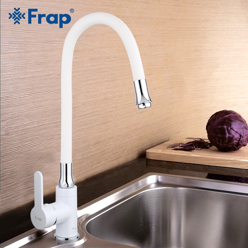 Frap witte Keuken wastafel Kranen mixer Chrome Mes... – Vicedeal