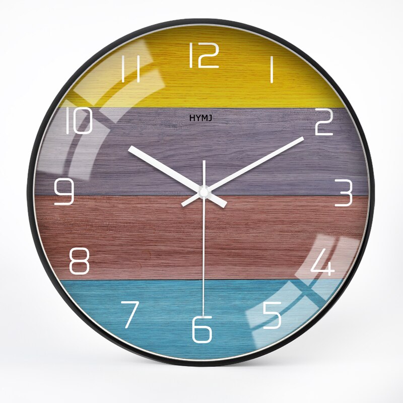 Eenvoudige Moderne Wandklok Stille Nordic Persoonl... – Vicedeal