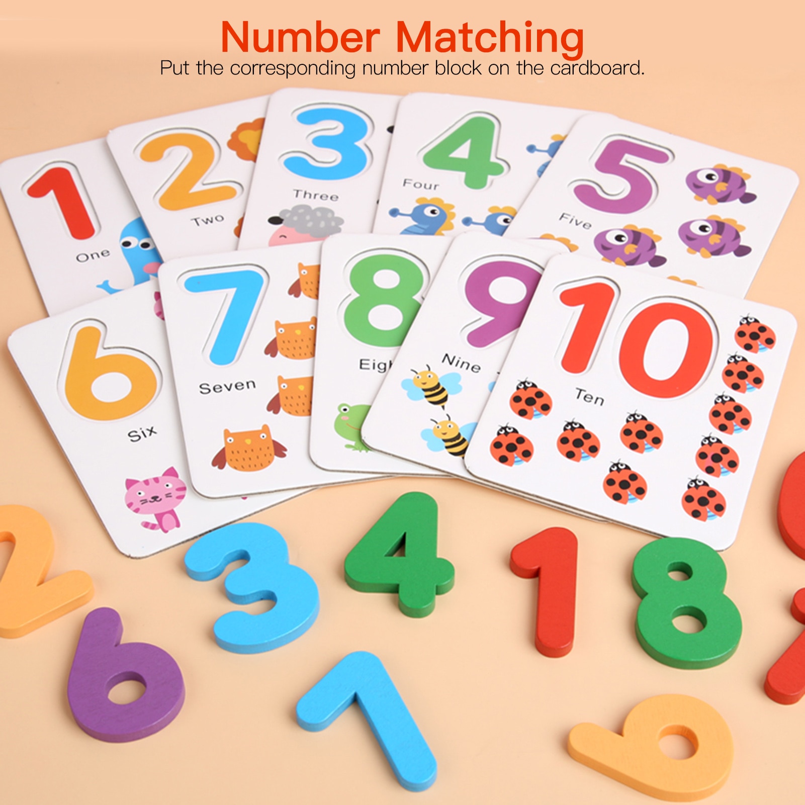 Matching Puzzle Number Learning Game Early Educati... – Grandado