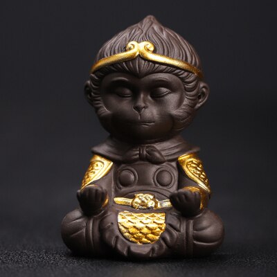 Ceramics Monkey King Monkey King tea pet ornaments... – Vicedeal