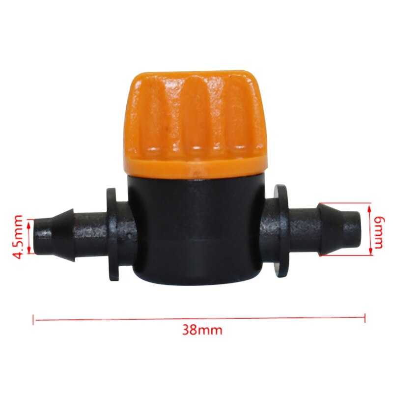 Mini Valve With 4/7Mm Hose Garden Irrigation Barbe... – Grandado